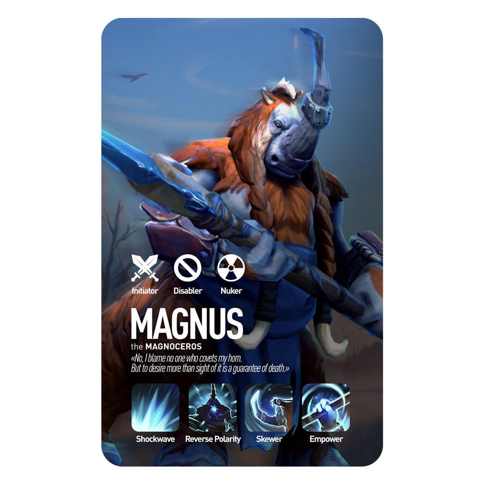 MAGNUS DOTA 2 - ЗАКАЗАТЬ КАРТОЧКУ ДОТА